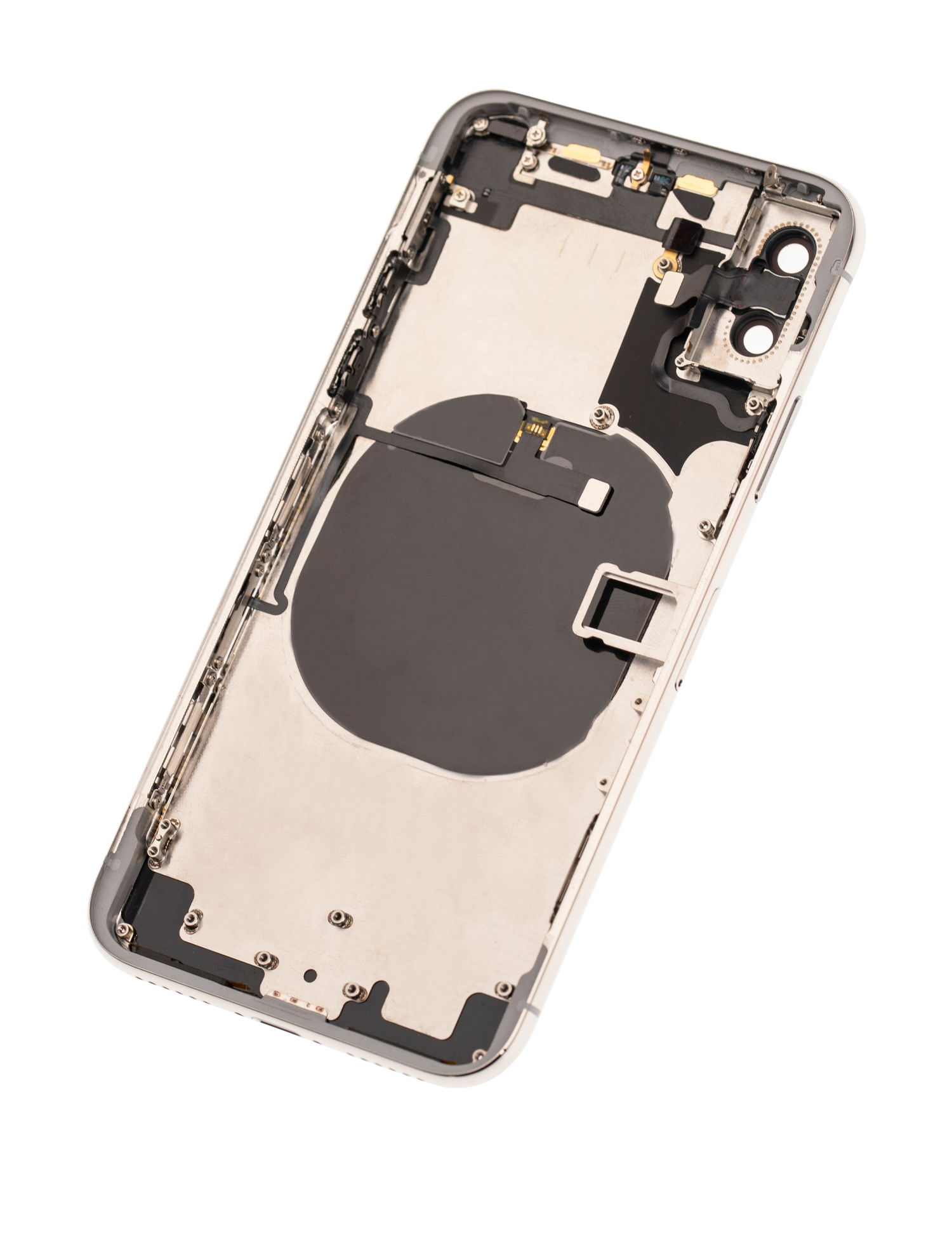 IPhone X Rear Housing With Small Parts - (Silver) | CellParts